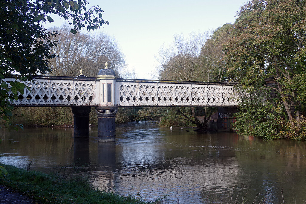 Oxford Bridges: Gasworks Pipe Bridge, Built in 1886